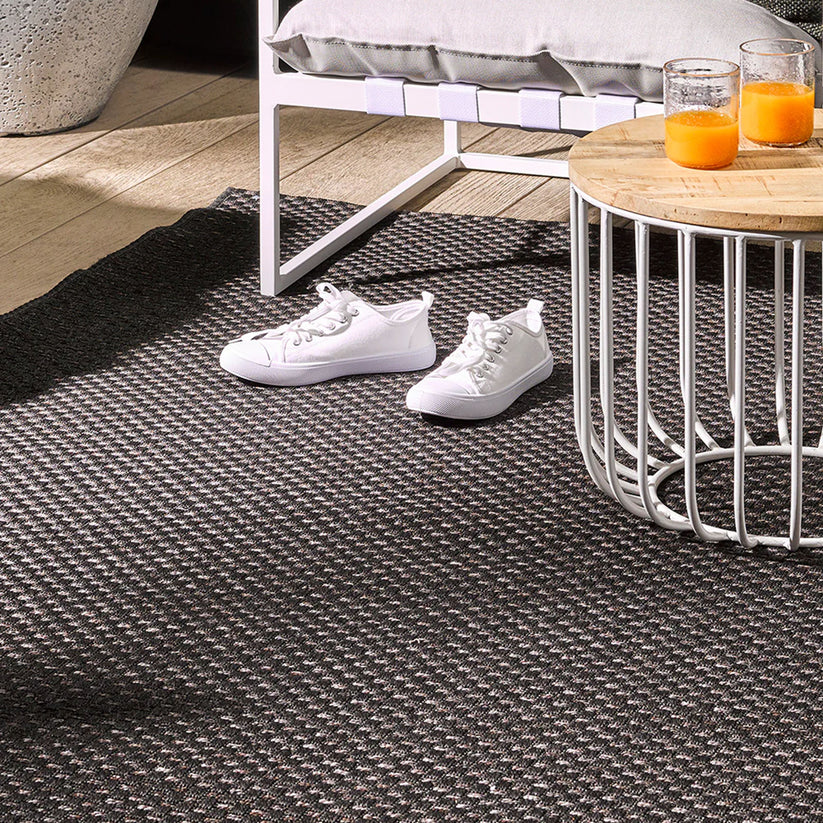 Basketweave Outdoor Floor Rug | Design Warehouse NZ
