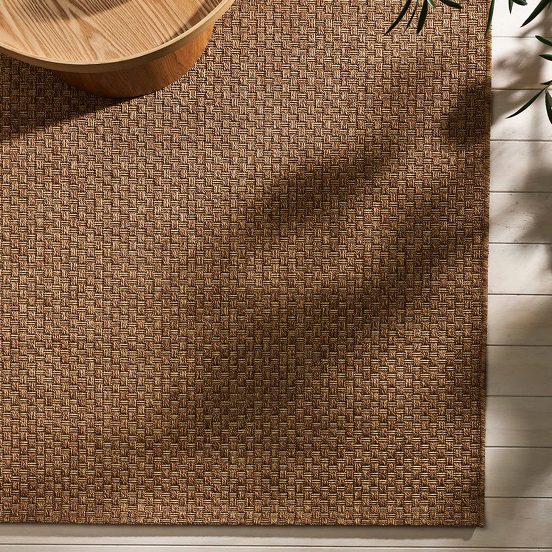 Basketweave Outdoor Floor Rug | Design Warehouse NZ