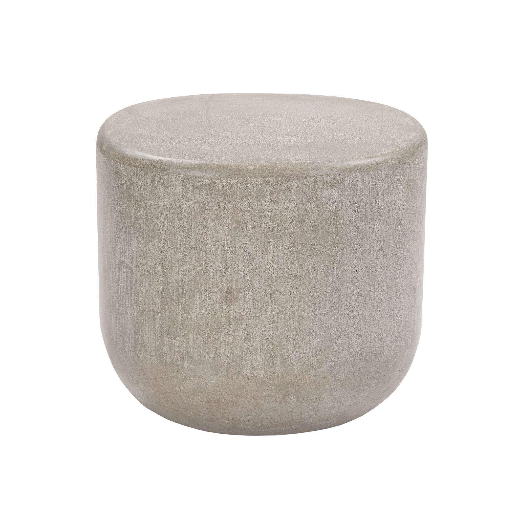 Curve Outdoor Concrete Block Side Table: Outdoor Tables NZ