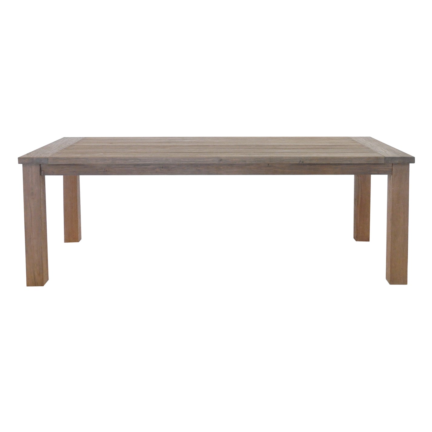 Rustic Reclaimed Teak 4 Legged Dining Table | Outdoor Tables