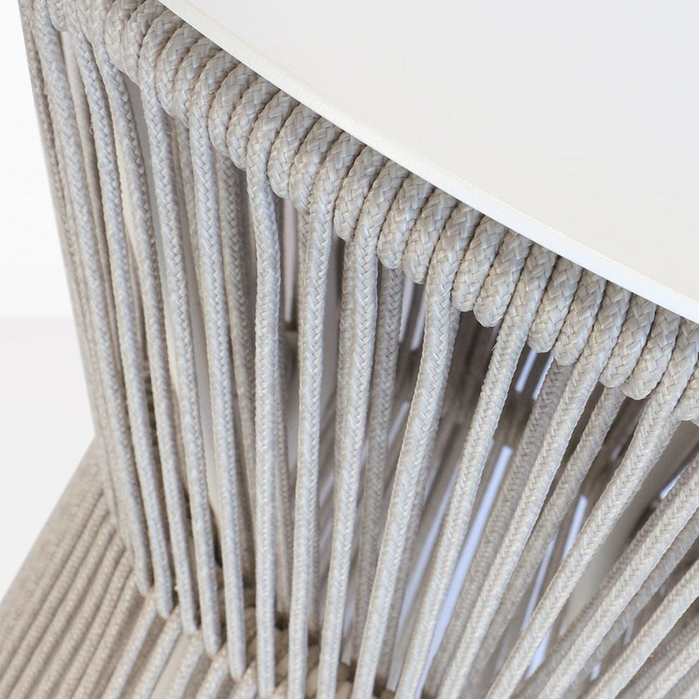 Zepher Rope and Aluminium Side Table | Outdoor Side Tables